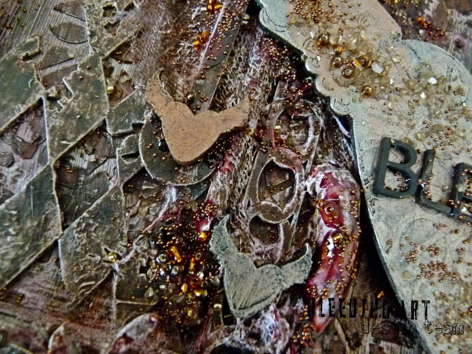 Bleeding Art Challenge November My Art Bleeds Mixed Media Canvas | Life ...