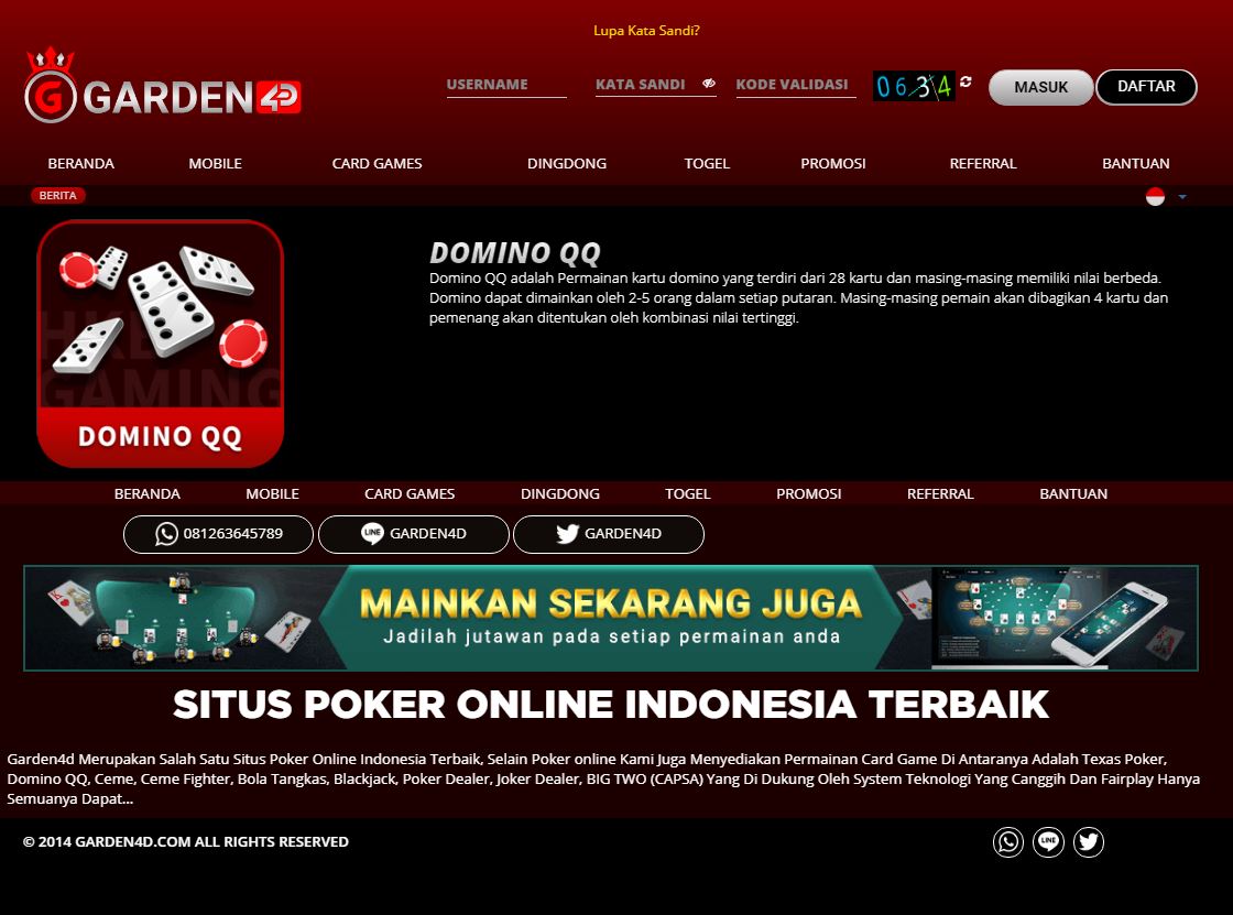 DOMINO QQ | BANDAR TOGEL TERBESAR