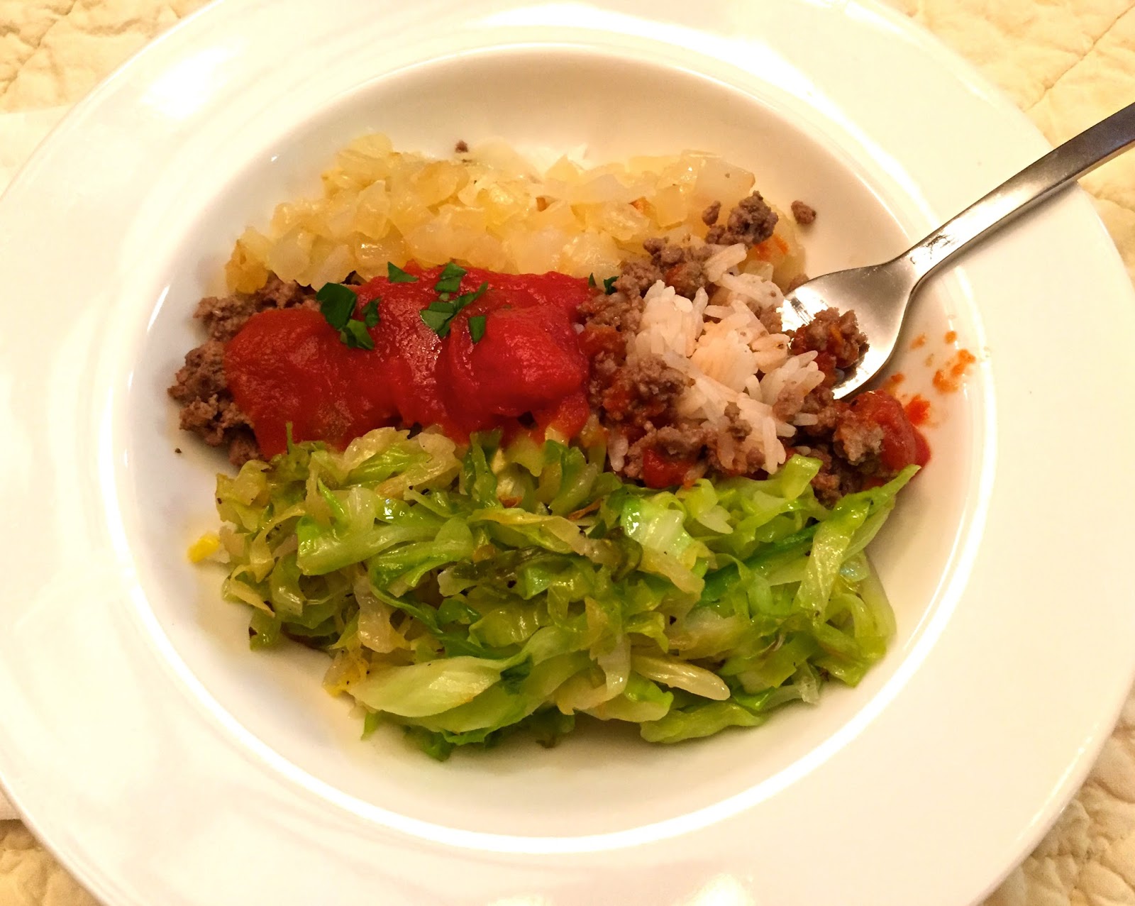 The Baked Alaska Project: Unrolled Cabbage Rolls (Moose Meat Halupki)