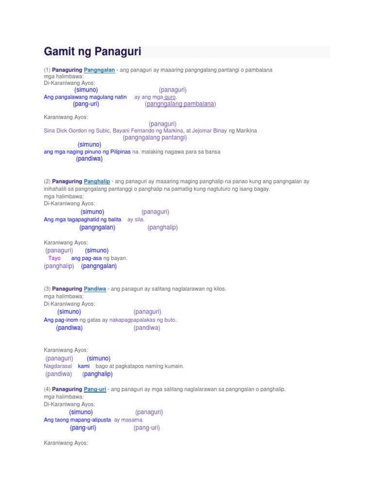 simuno at panaguri - philippin news collections