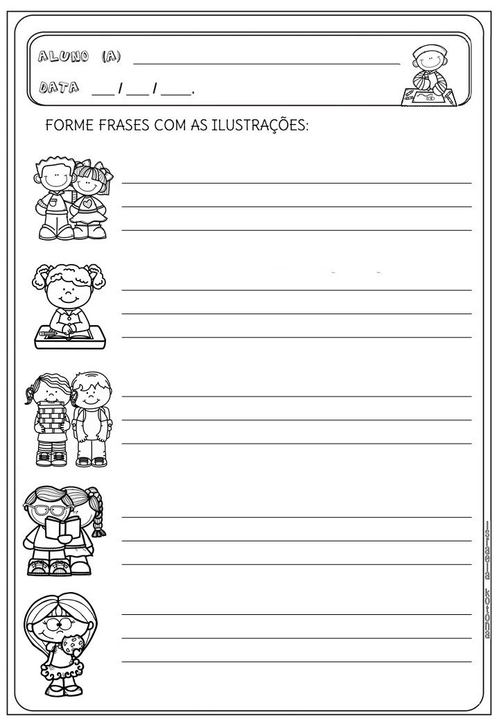 Educação infantil facil: FORMAR FRASES