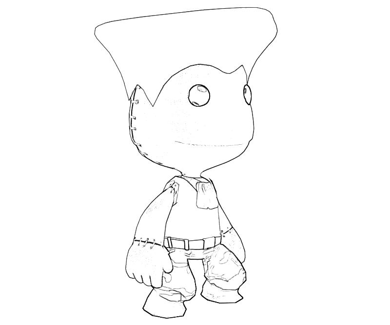 Sackboy Printable Coloring Pages