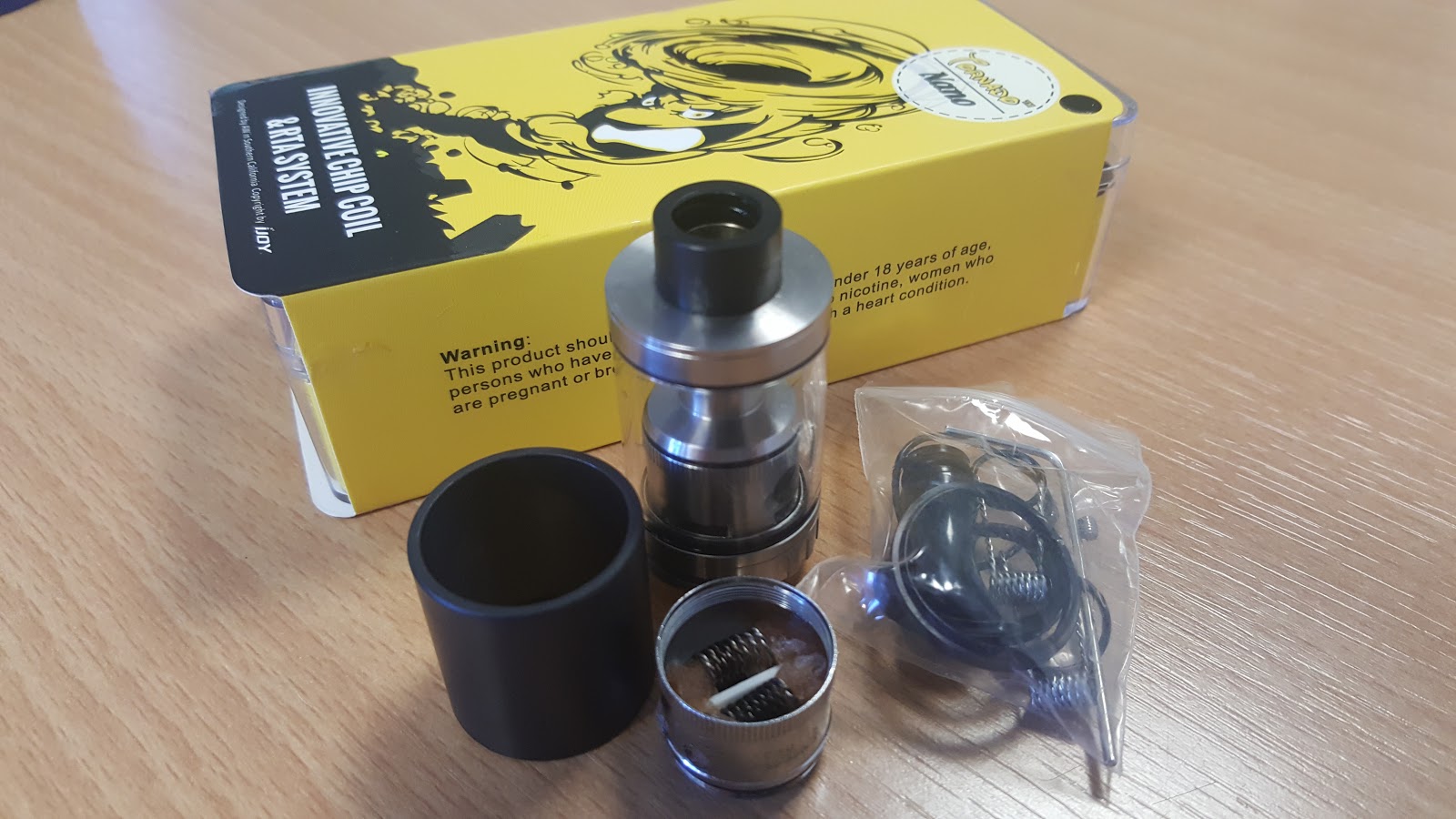 Review of the IJOY Tornado Nano Chip Coil & RTA Tank from Heaven Gifts