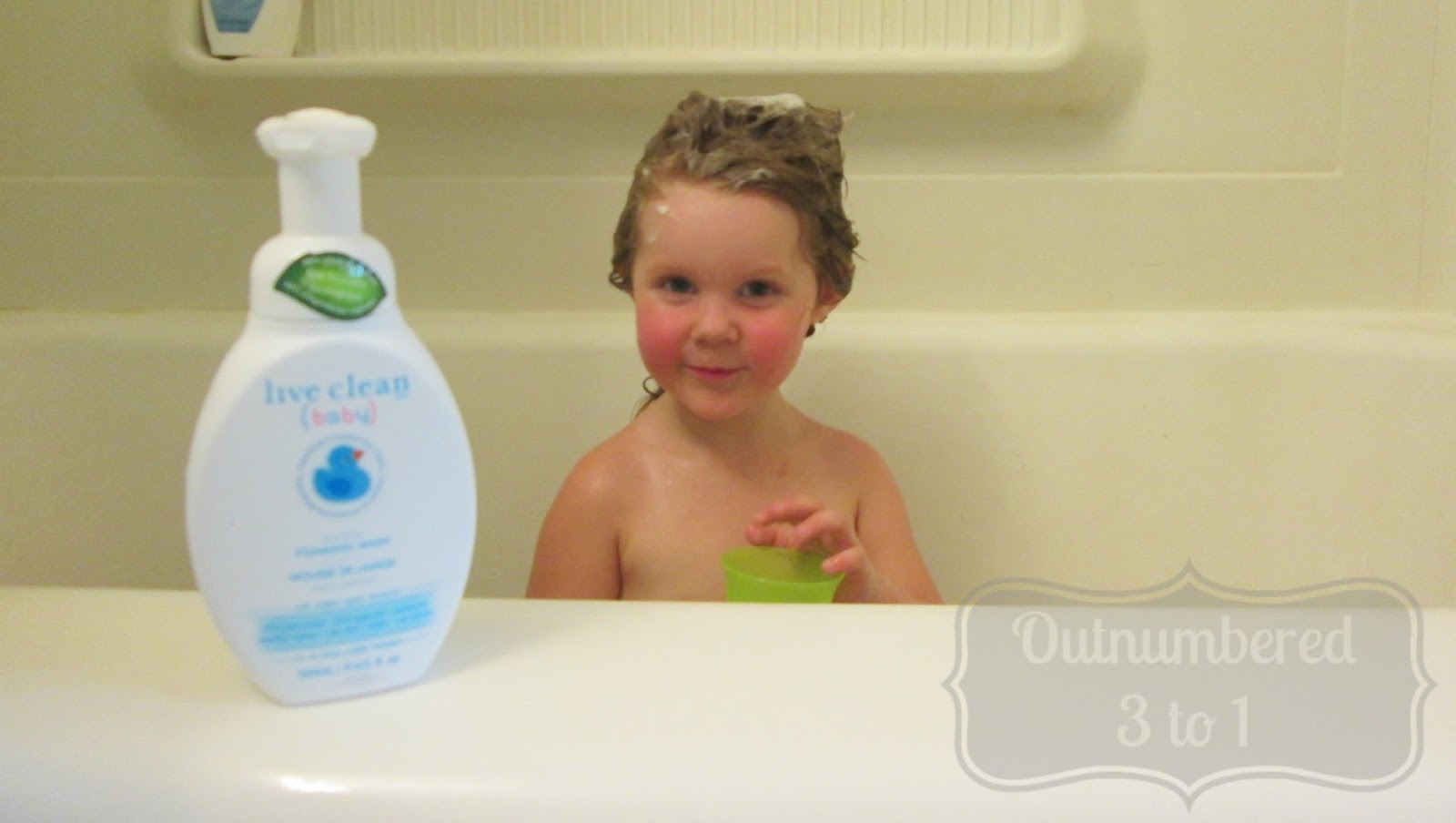 Live Clean Tearless Foaming Baby Wash Review - Outnumbered 3 to 1