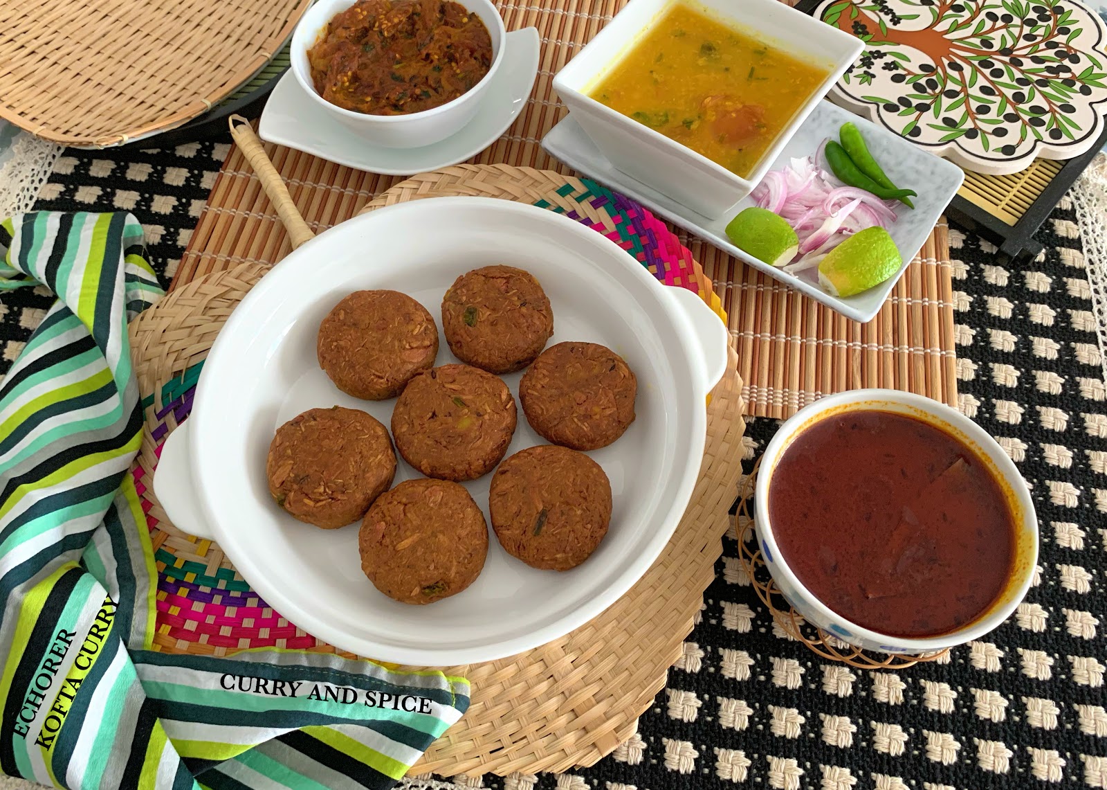 CURRY AND SPICE: RAW JACKFRUIT KOFTA CURRY / ECHORER KOFTA JHOL