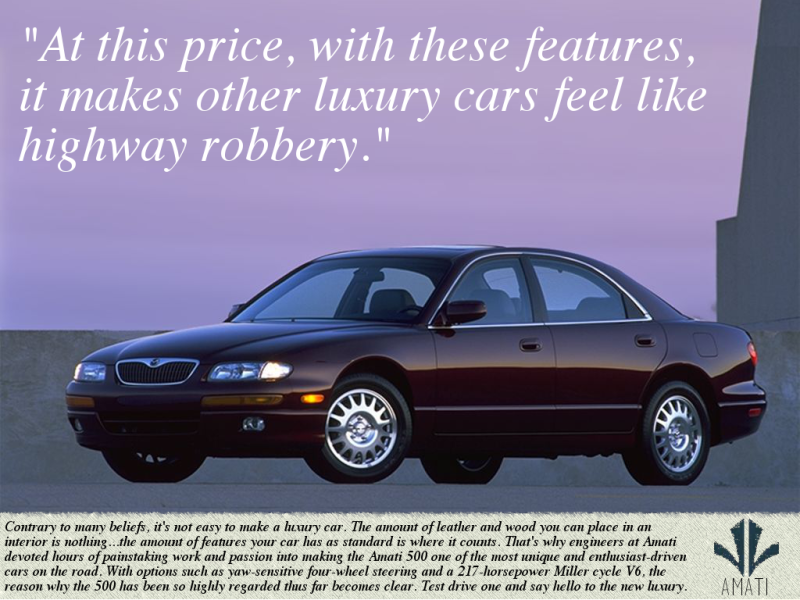 Mazda's Luxury division: Amati