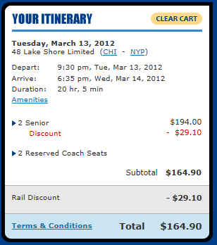 Planes, Trains, and Running: Amtrak Service and Fares - # 12 - Fares ...