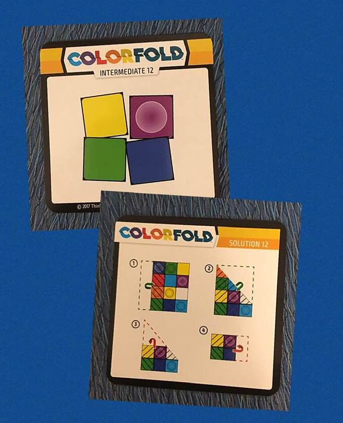 Homeschool Happenings: Color Fold Logic Puzzle