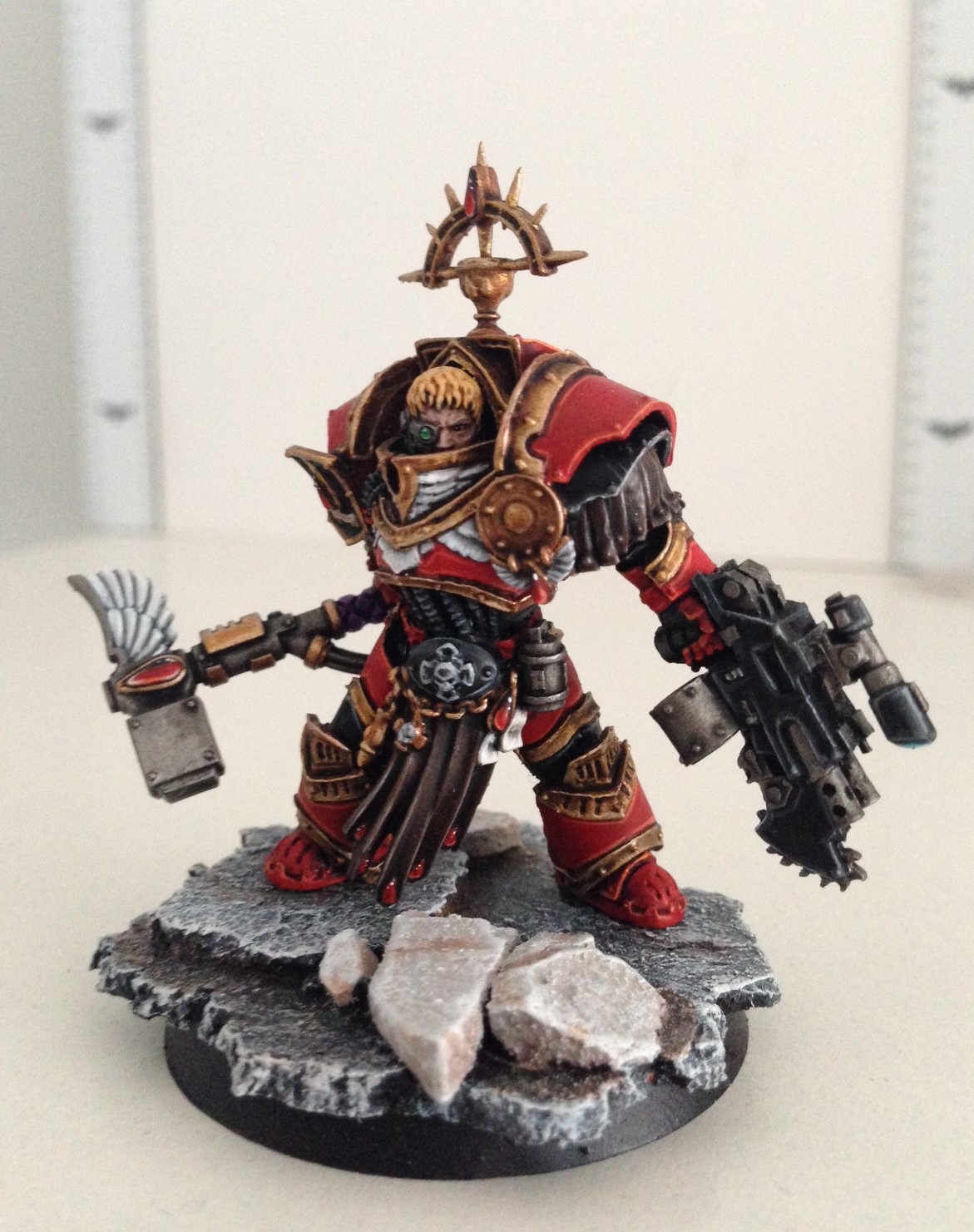 Segmentum Solar: Capitaine Cataphractii Blood Angels.