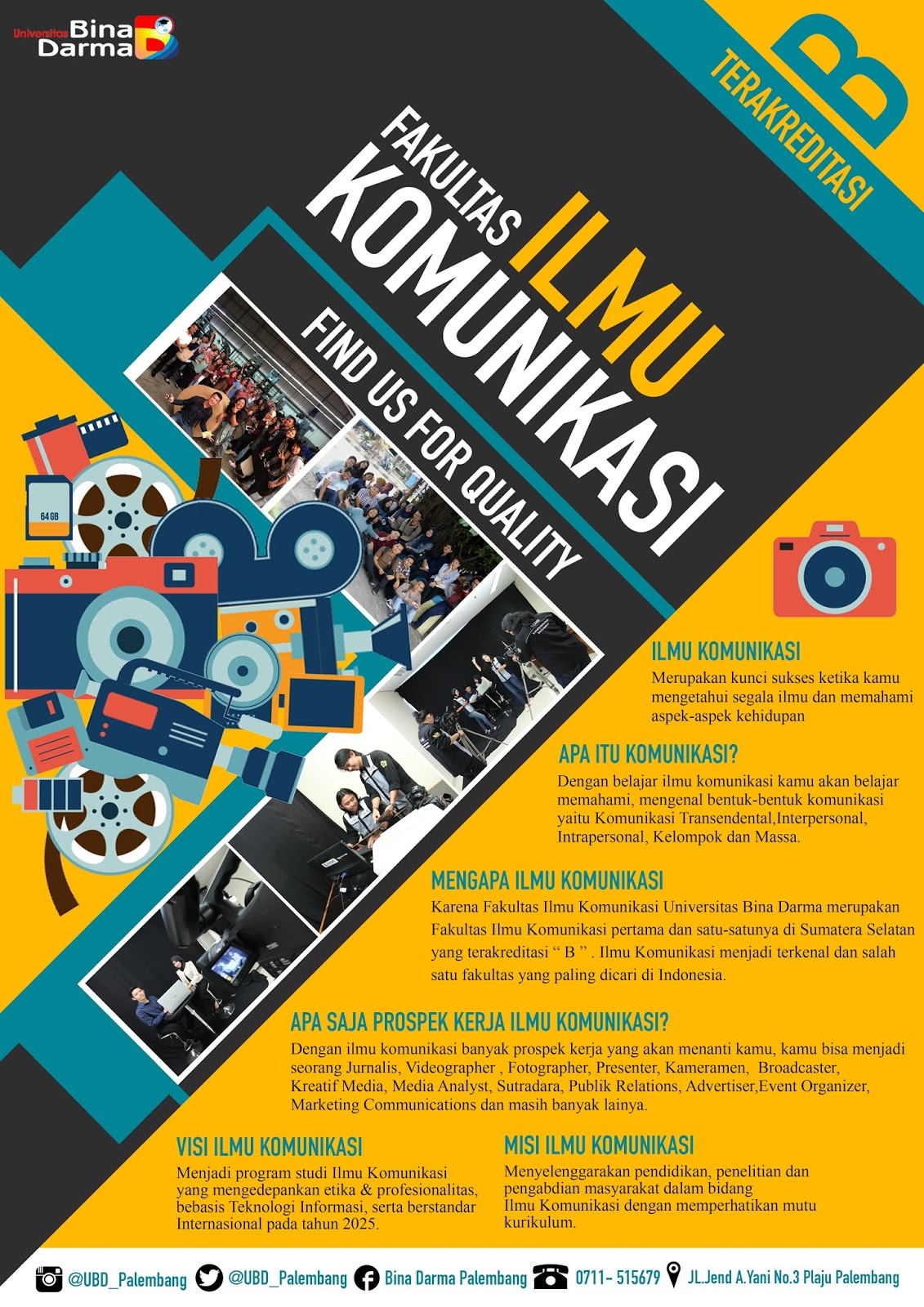 Tentang Fakultas Ilmu Komunikasi Bina Darma
