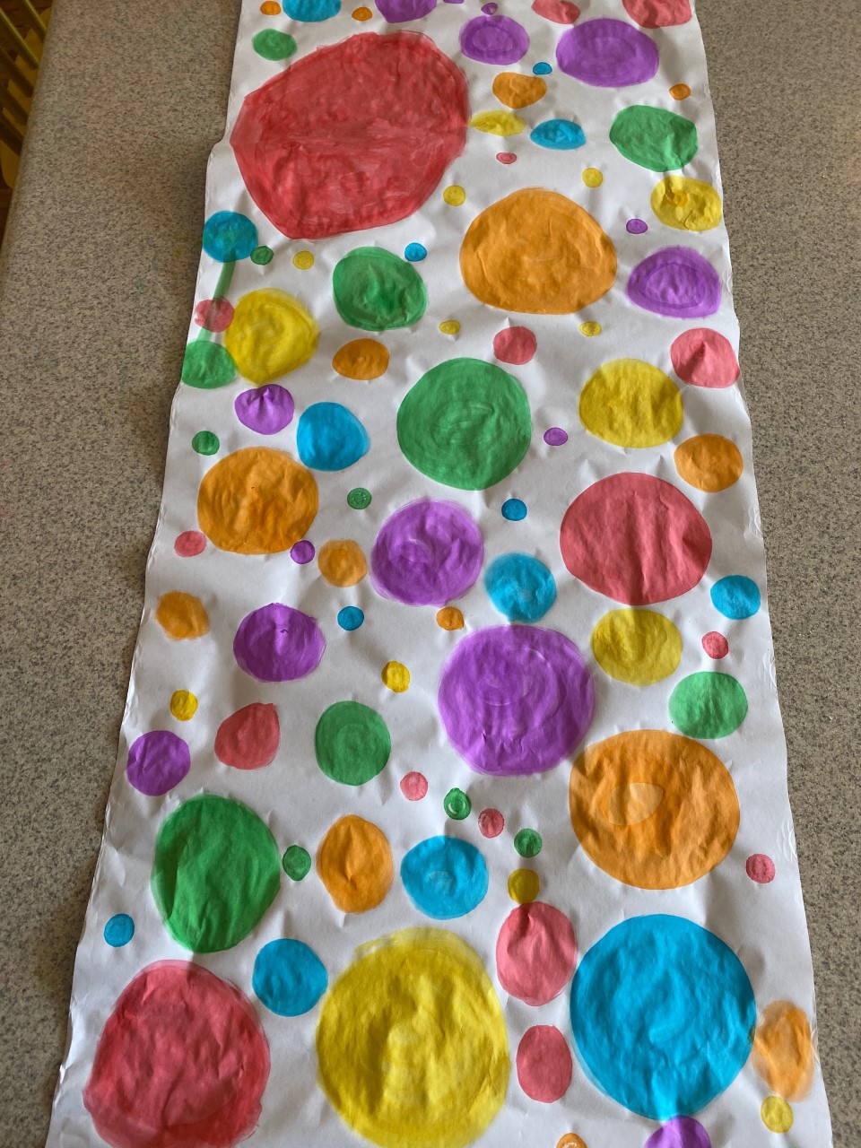 Polka-Dotty Place: 2 Part Art Project: DOTS