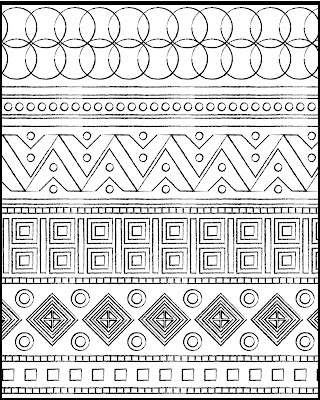 Fun GEO Patterns to Print & Color!