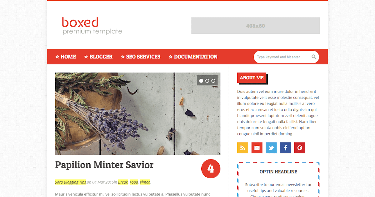 How To Setup Boxed Blogger Template - Sora Blogging Tips