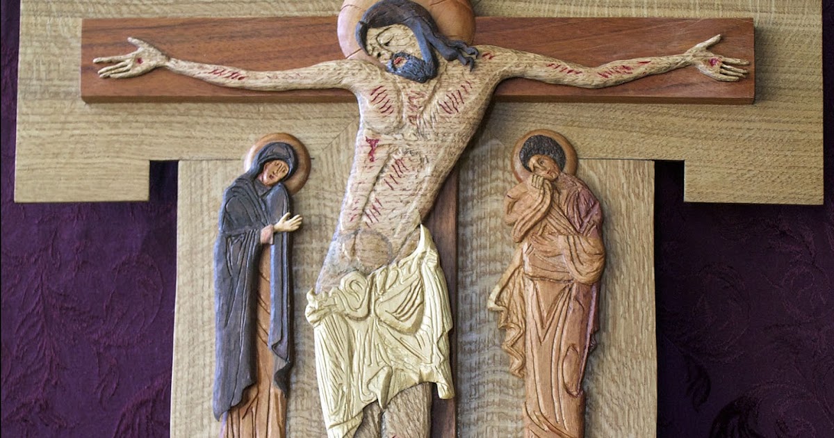 New Liturgical Movement: Three-Dimensional Wooden Crucifix Icon by ...