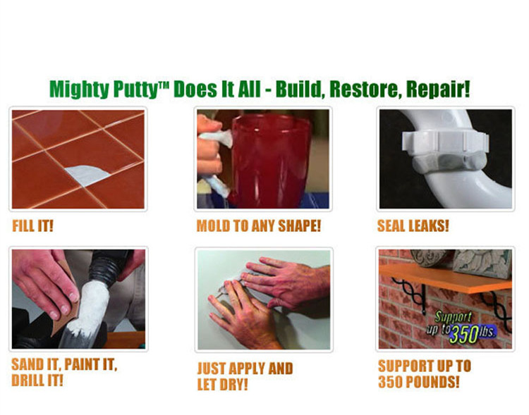 WE SUPPLY WHAT YOU NEED: 3 PACK Mighty Putty Powerful Bonding Epoxy ...