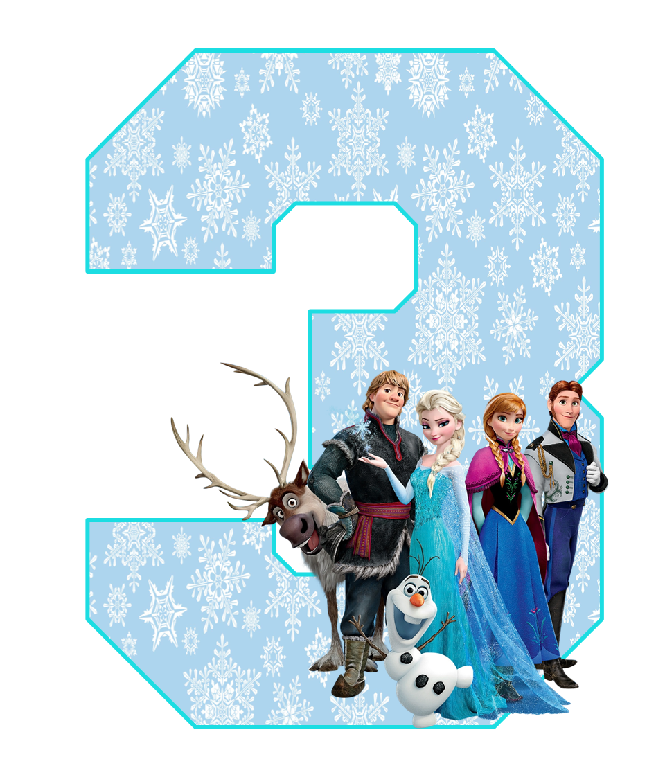 Kits imprimibles gratis : Frozen Números