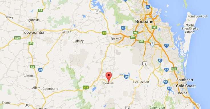 BOONAH QUEENSLAND Megabat roost map Flying-fox Fruit bat