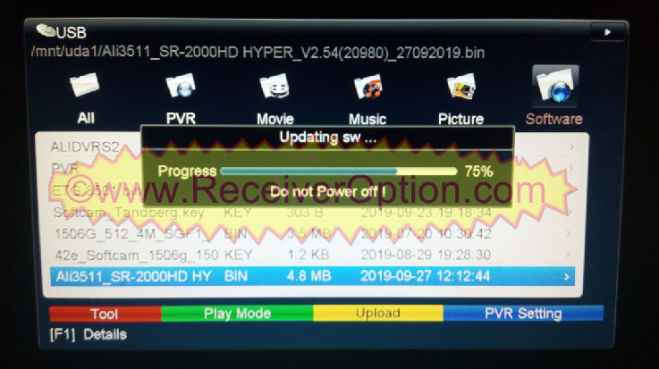 STAR SAT SR-2000 HD HYPER RECEIVER NEW SOFTWARE V2.54 - How To Enter ...