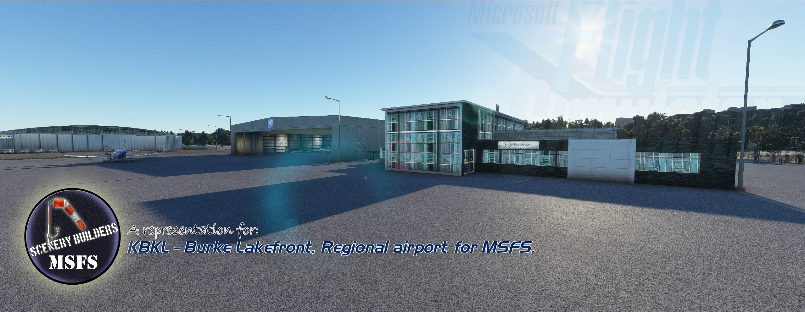 FSX, P3D, MSFS scenerybuilders.: KBKL Burke Lakefront Airport MSFS