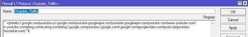 Knowledge Area: Mikrotik Layer 7 Regexp Youtube