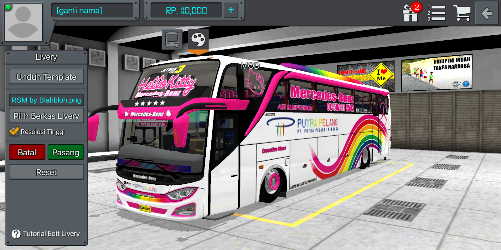 (30 Livery) Kumpulan Livery Pack Jb3 Ztom Codi Rsm Bussid ...