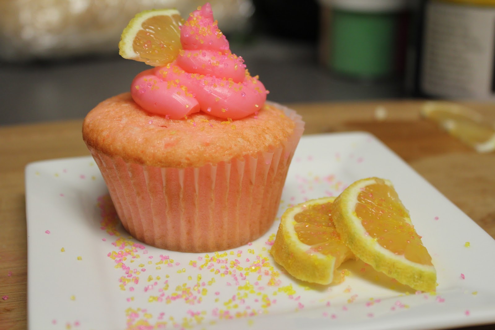 Kids and Cupcakes: Fancy Lemons and a Big Secret