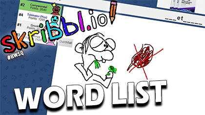 Skribbl.io Word List 2020