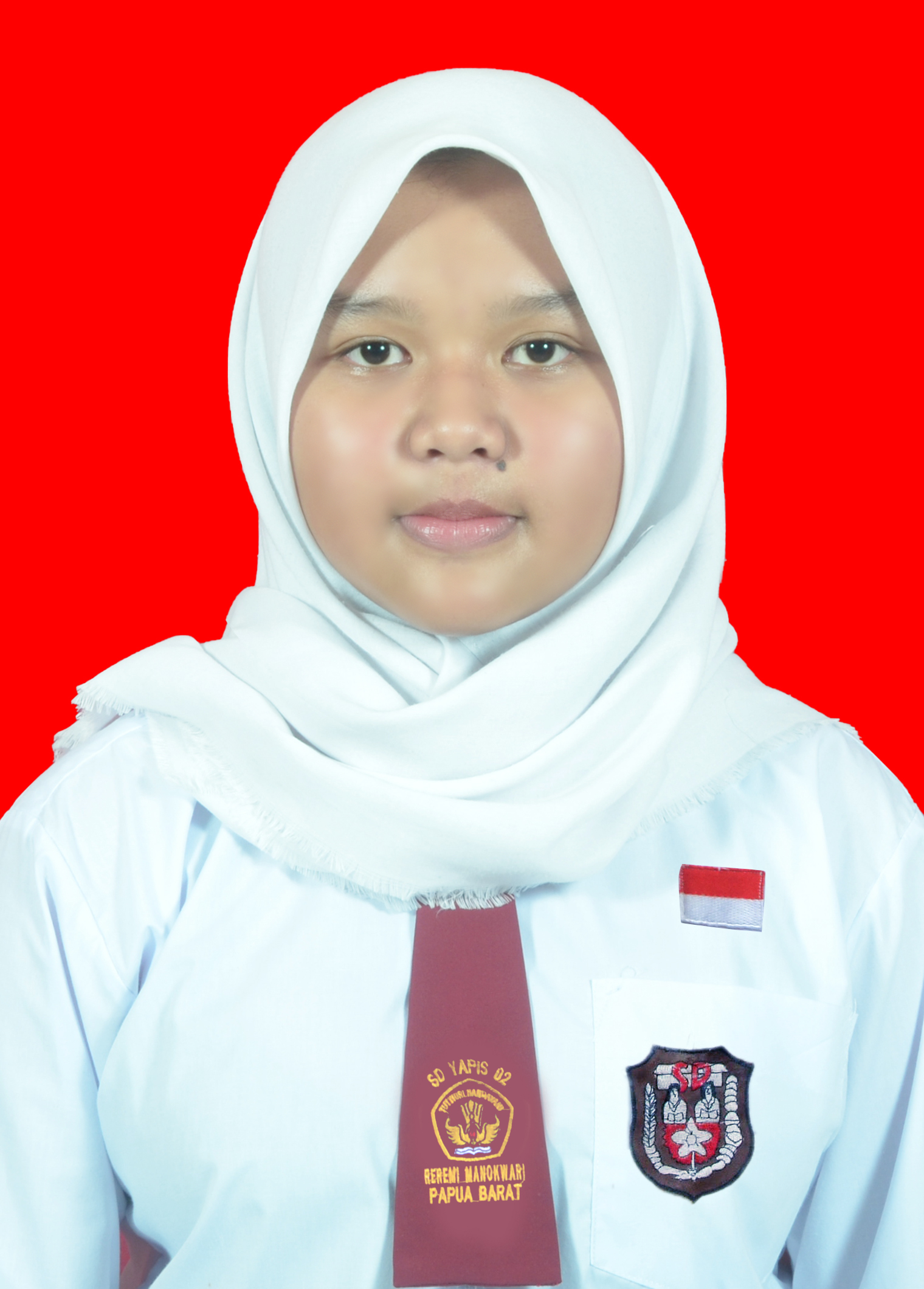 Pas Foto SD YAPIS 02 Manokwari Tahun 2020 (Perempuan) | Temmalusa Art Papua