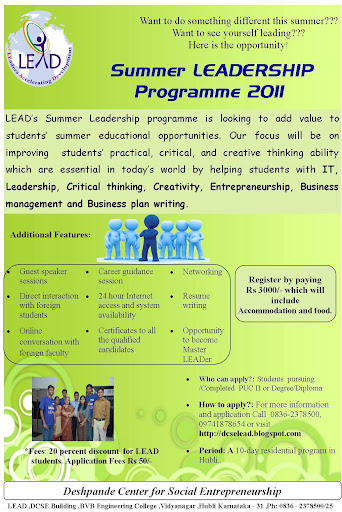 Summer LEADership Programme 2011 | LEAD