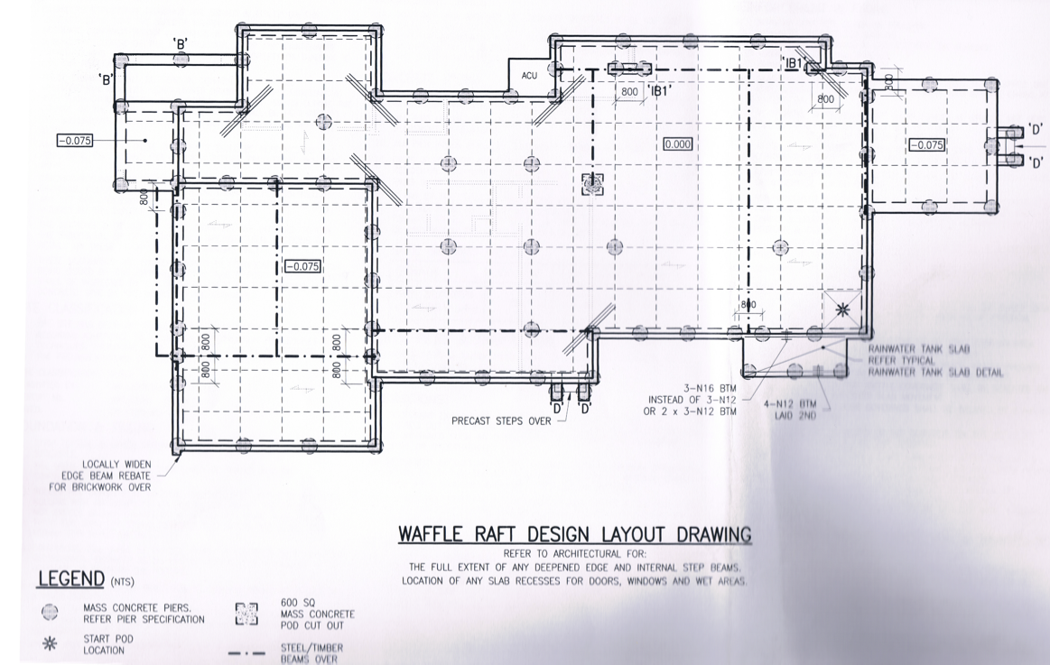 'The Edge' 39 by Rawson Homes in Sydney: Piering and leveling