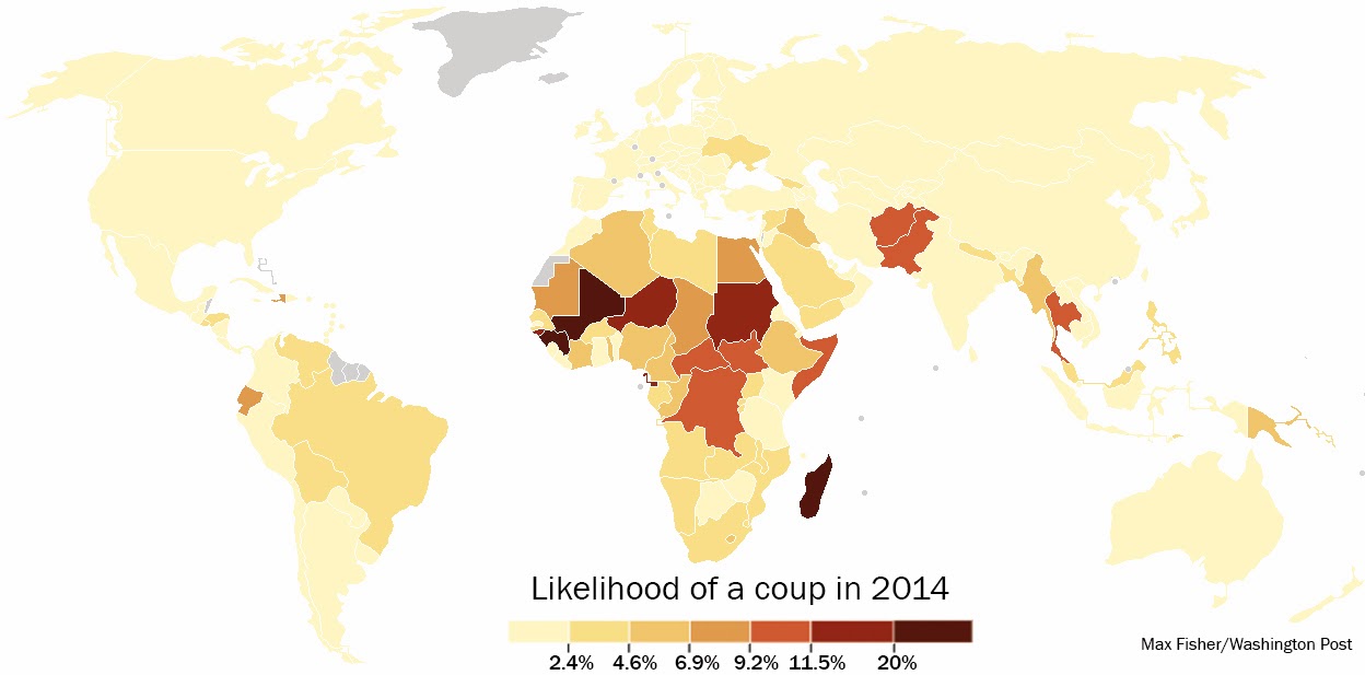 War News Updates: Here Are The Countries Most Likely To Have A Coup In 2014