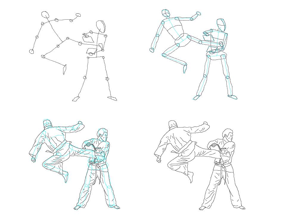 Phils Cartoon: Flying Side Kick