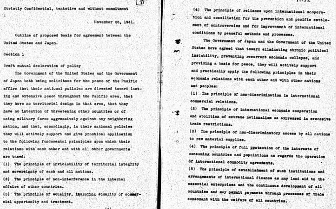 EEE-Reporter 2021 (c): United States Note to Japan November 26, 1941