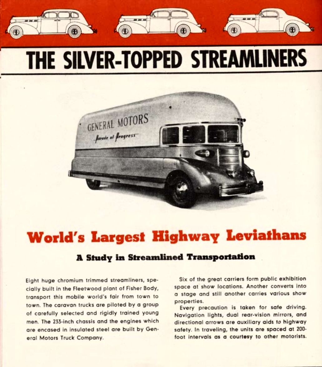 CARHUNTER : GENERAL MOTORS PARADE OF PROGRESS- FUTURLINER OR STREAMLINER?