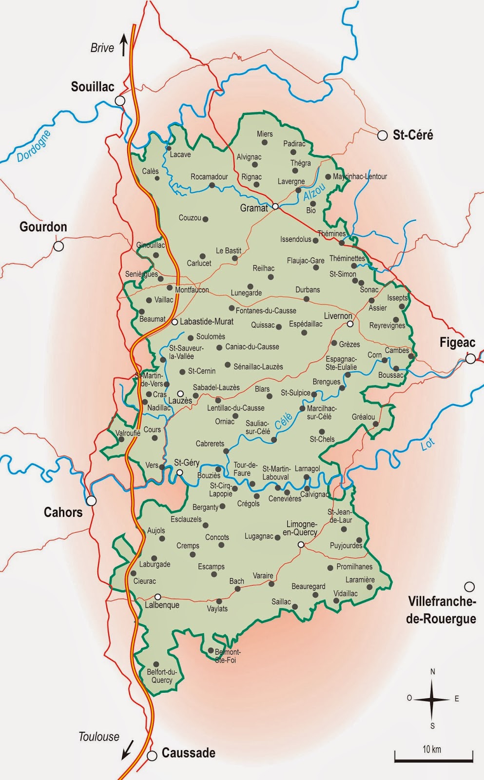 Tourisme et vacances dans une région de France : Le Lot, terre des ...