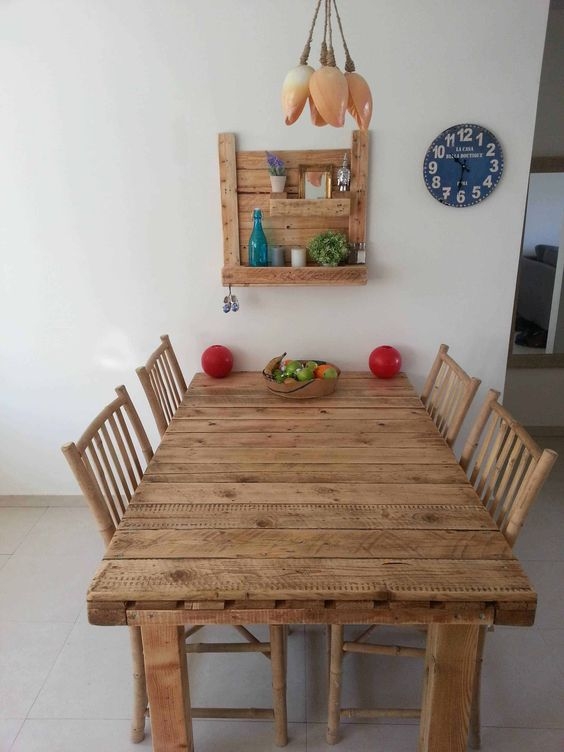 28 Top Dining Room With Pallet Wood Table Set Ideas | ARA HOME