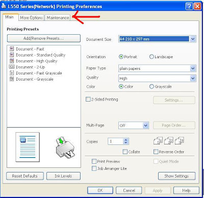 Errors and Solutions: How to do Printer Heading Cleaning for Epson ...
