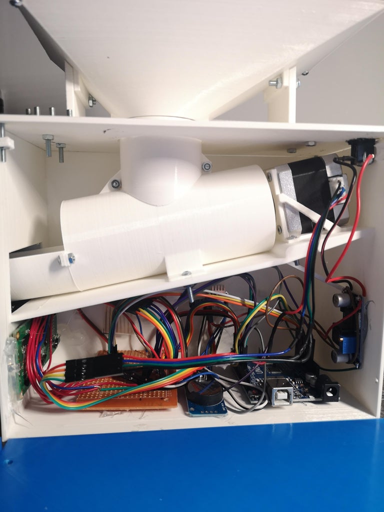 Make it easy!: Automatic pet feeder arduino - 3D Printed (with stepper ...