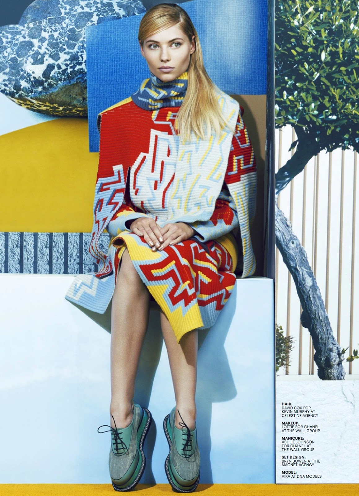 mix masters: vika falileeva by chad pitman for marie claire september ...