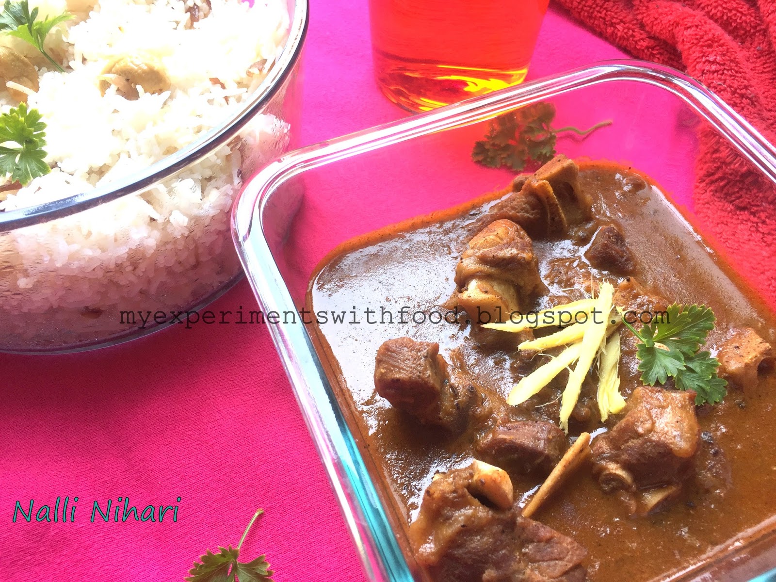 My Experiments With Food: Nalli Nihari/ Slow cooked Mutton in Spices
