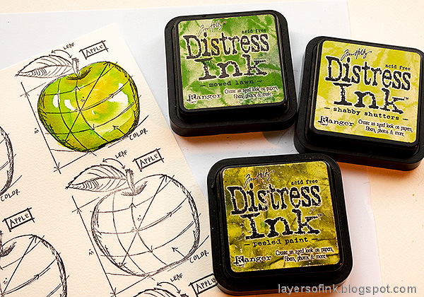 Layers of ink: Watercolor Apples Tutorial