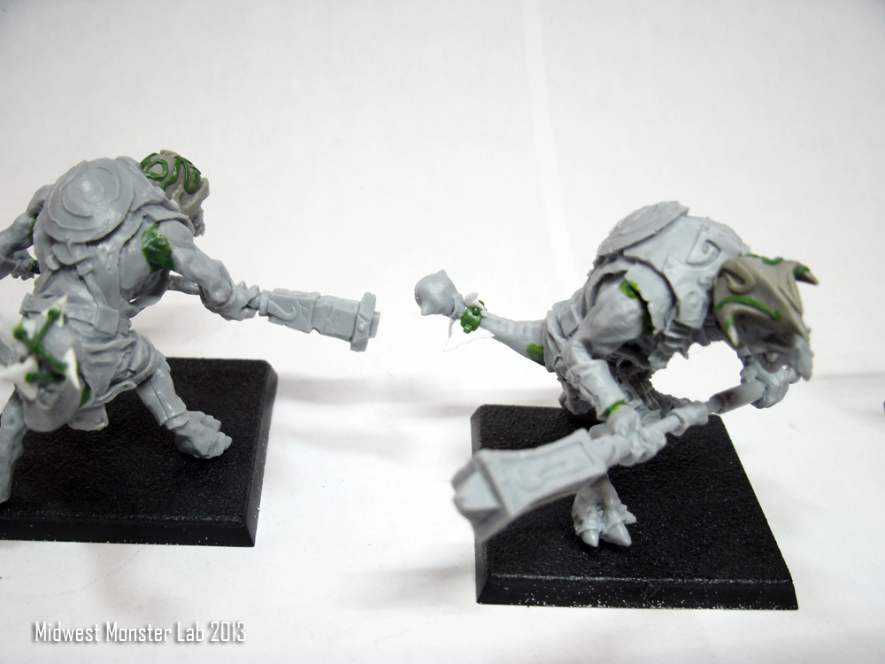 Monster Lab Miniatures: What's on My Desk: Fimir "Counts-As" Conversions
