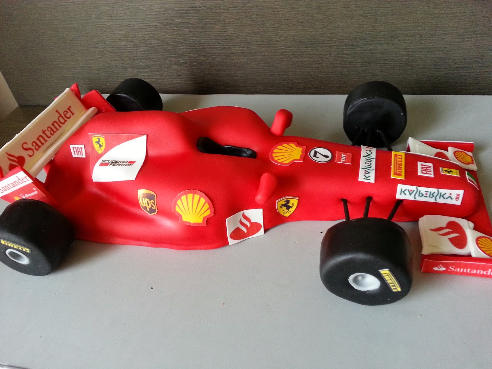 CHIQUI CAKES: Pastel Ferrari, Fórmula 1