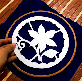 indah: Projek Kraf Tekat -- mari buat motif tekat...!