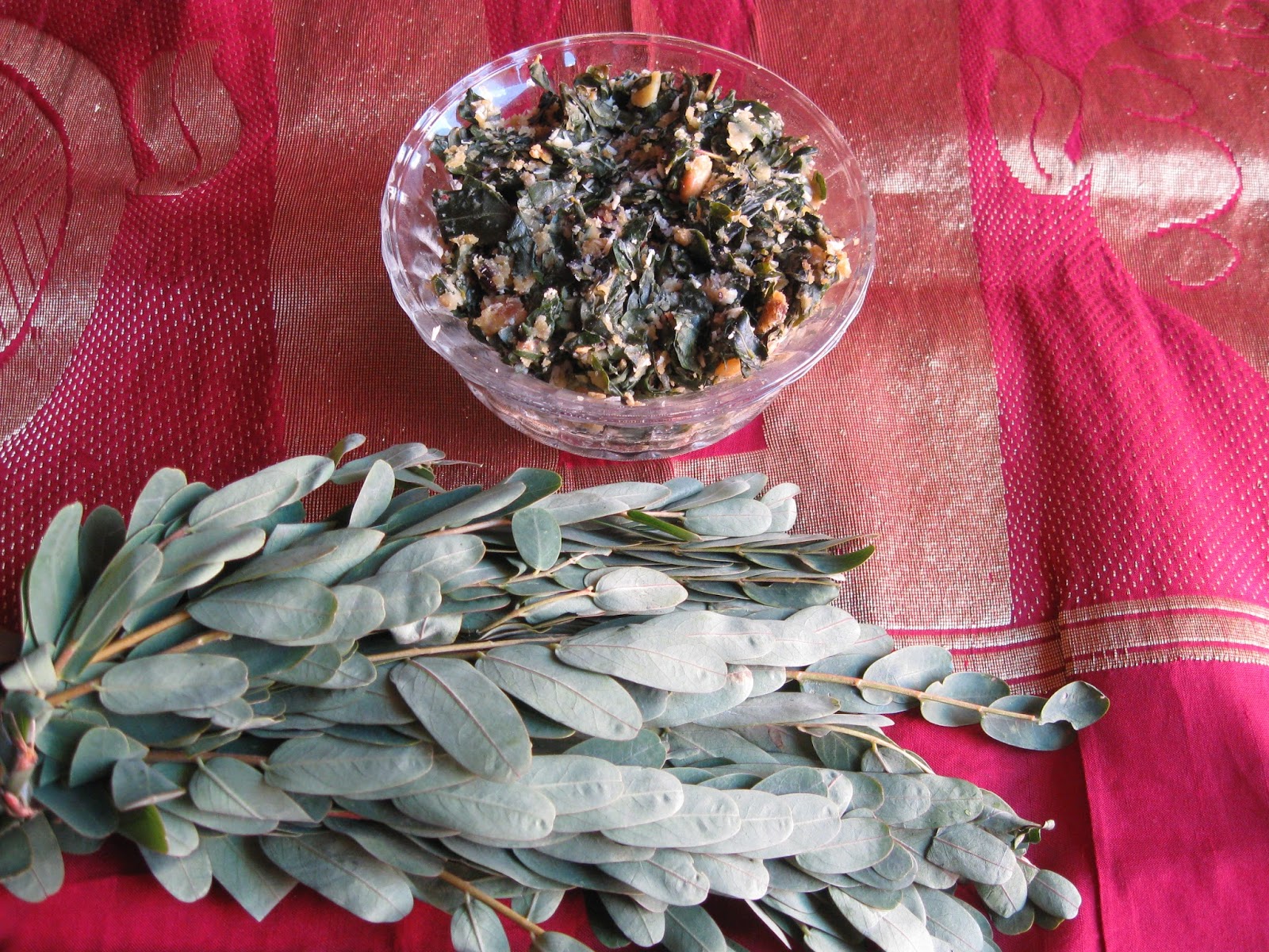 Agase Soppu Palya / Agathi Leaf Curry - Malas-Kitchen