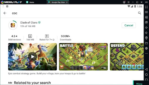 Cara Main COC di PC/Laptop Terbaru, Praktis - Yannech.com