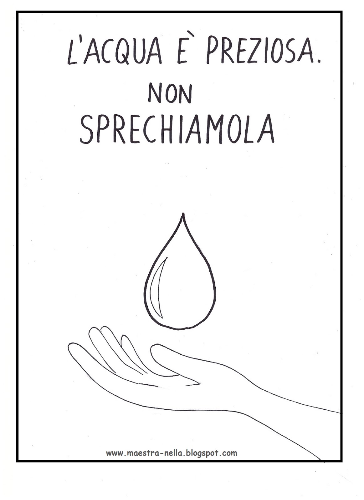 maestra Nella: giornata mondiale dell'acqua