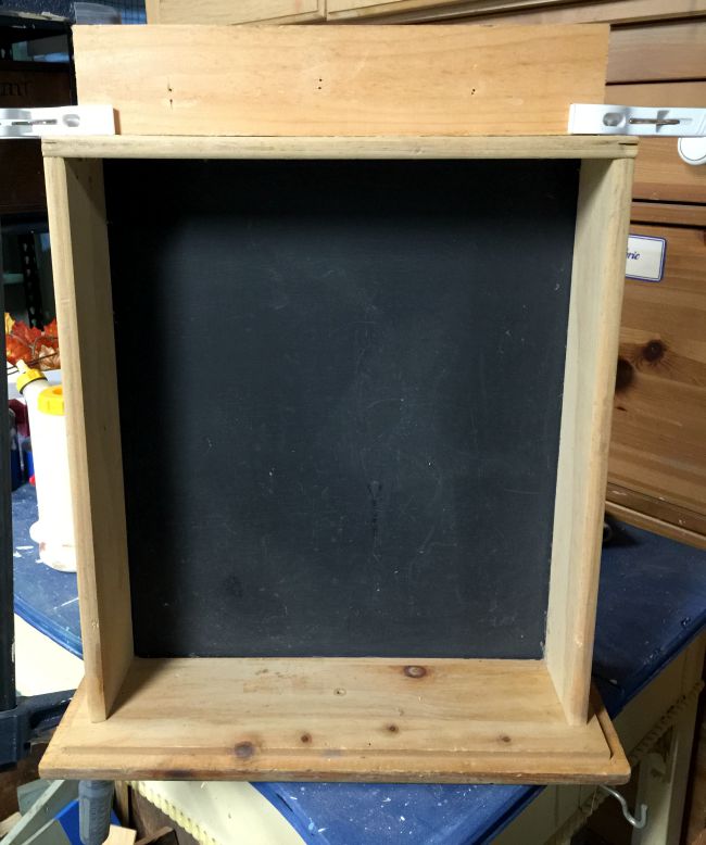 Repurposed Chalkboard Drawer