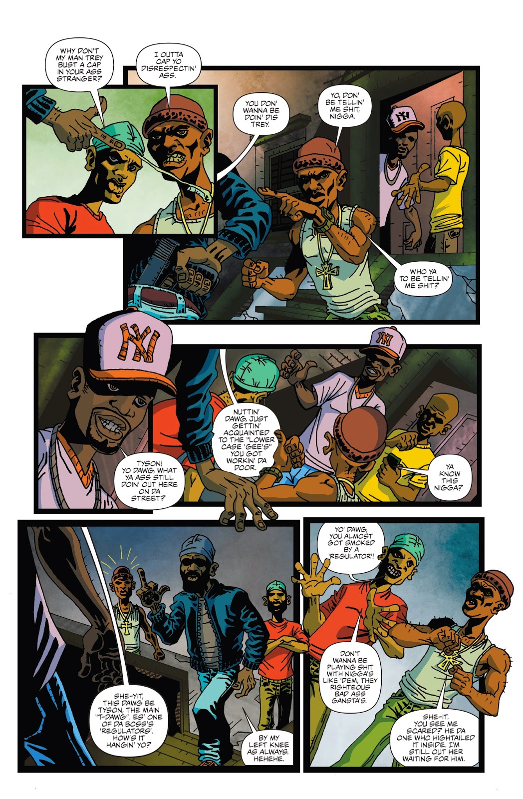 My Imaginations Home: "Blood In. Blood Out." Noir Gang Comic Book series