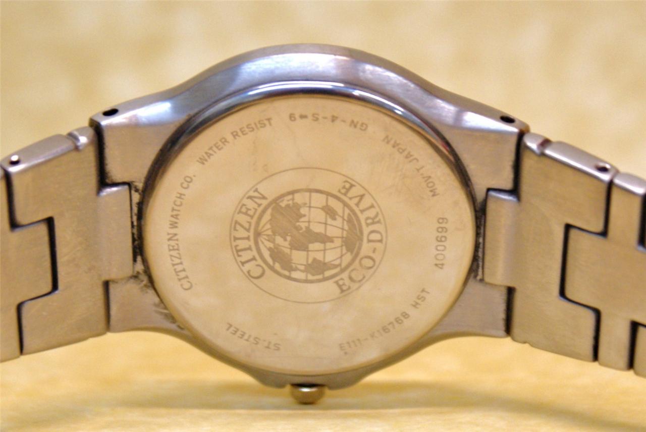 CITIZEN'S ECO DRIVE E110-K51218-Y MEN'S WATCH ~ Gold Crafters Exchange
